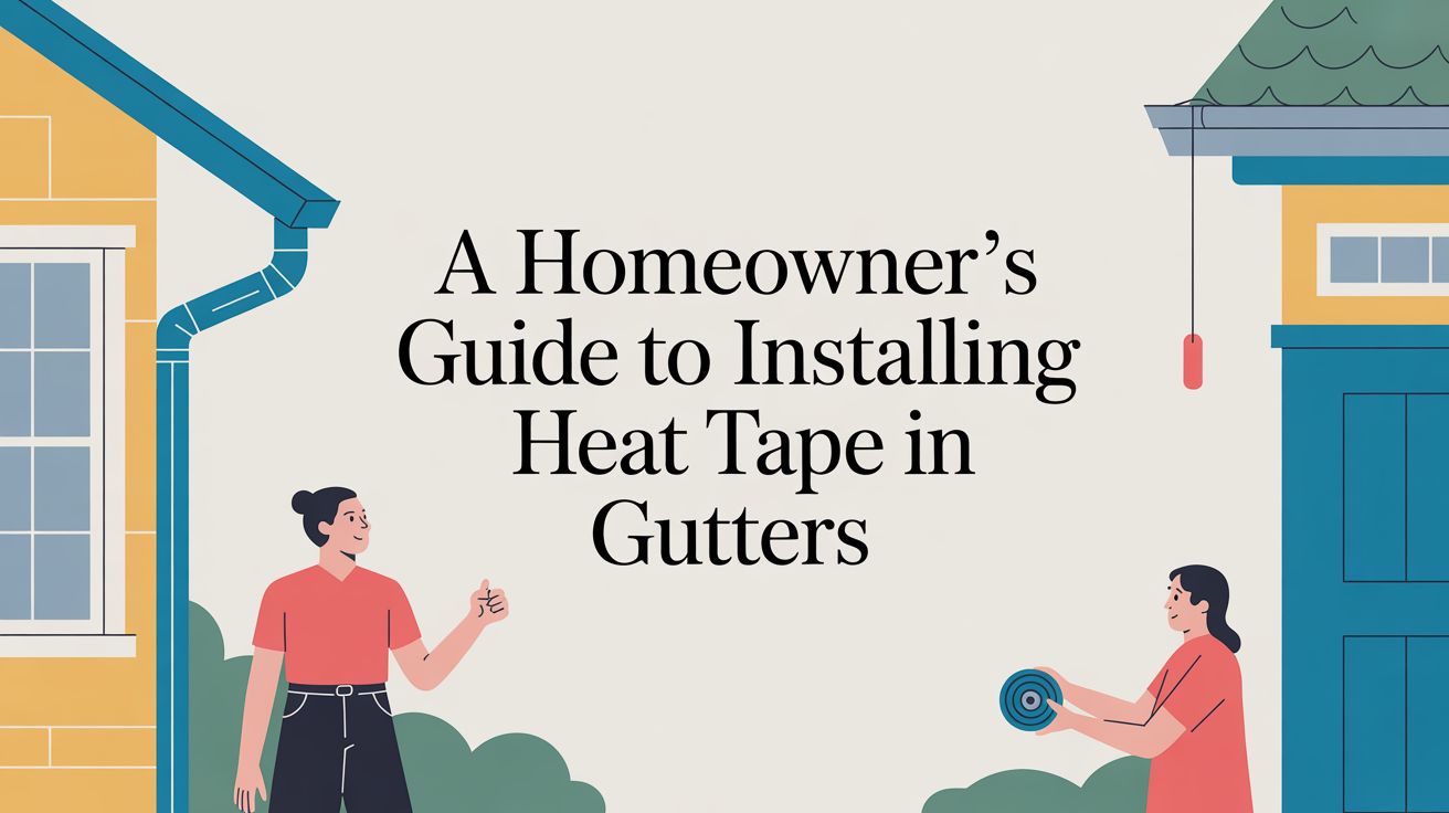 A Homeowner’s Guide to Installing Heat Tape in Gutters - #1 Gutter ...